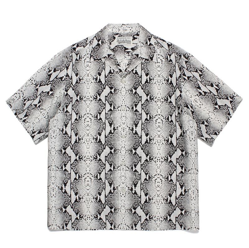 WACKO MARIA / PYTHON OPEN COLLAR SHIRT 23SS-WMS-HI11 通販 | WACKO MARIA ...